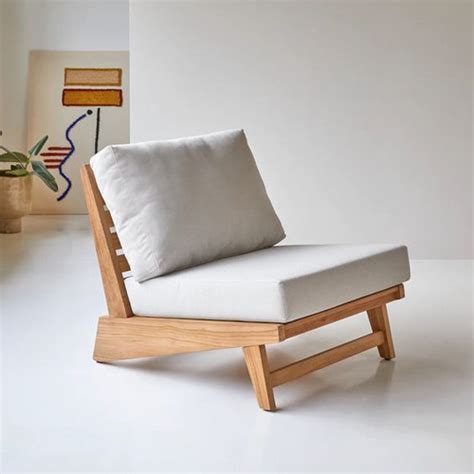 Jual Arm Chair Single Sofa Jati Modern Kursi Sofa Single Kayu Jati