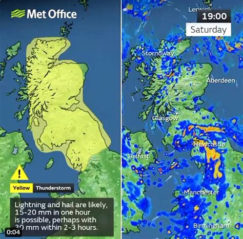 Thunderstorms Sweep Britain After Met Office Warned Of Floods And