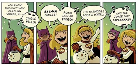 Supergirl Carols For Candy In Mike Maihack Christmas Strip