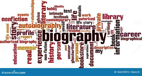 Biography Word Cloud Vector Illustration CartoonDealer 177418998