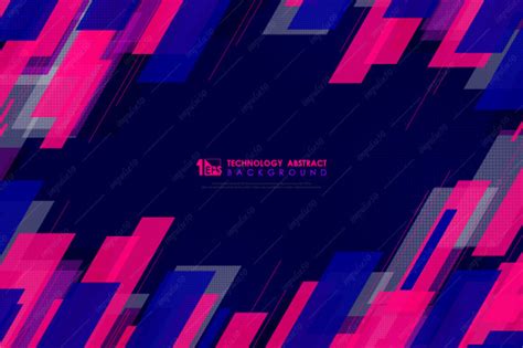 Abstract Square Tech Line Pattern Design Graphic By Impulse50 · Creative Fabrica