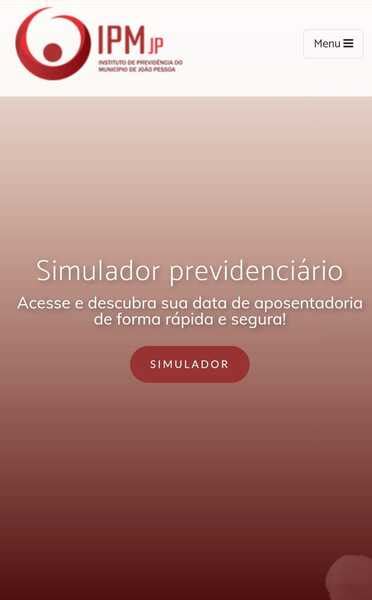 Simulador Previdenciário do IPMJP está disponível para servidor em João