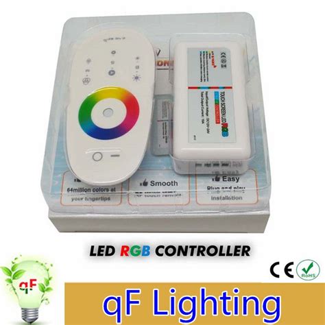 DC V A RGB RGBW Led Controller G Touch Screen RF Remote Control For RGB