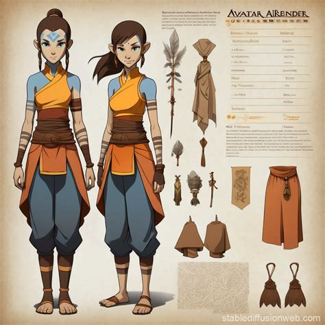 New Avatar The Last Airbender Female Character Stable Diffusion Online