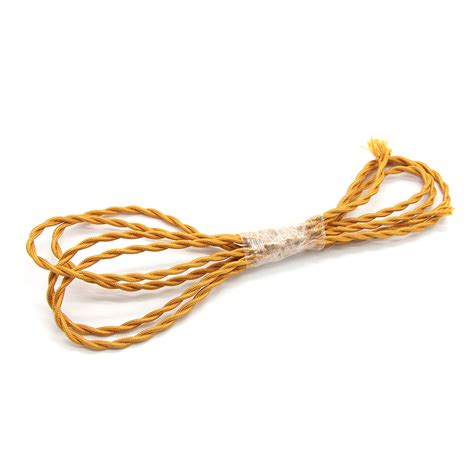 Hot Sales 3 3 Cotton Cloth Covered Twisted Electrical Wire Vintage