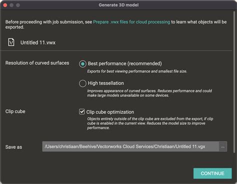 what is the best way to share a vectorworks 2023 model file with