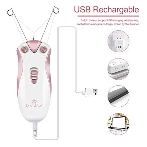 Cordless Electric Facial Threading Hair Removal For Women Rechargeable