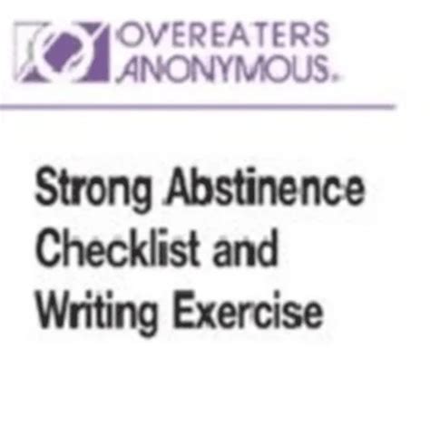 Encouraging Strong Abstinence For The Overeaters Antonymous Member