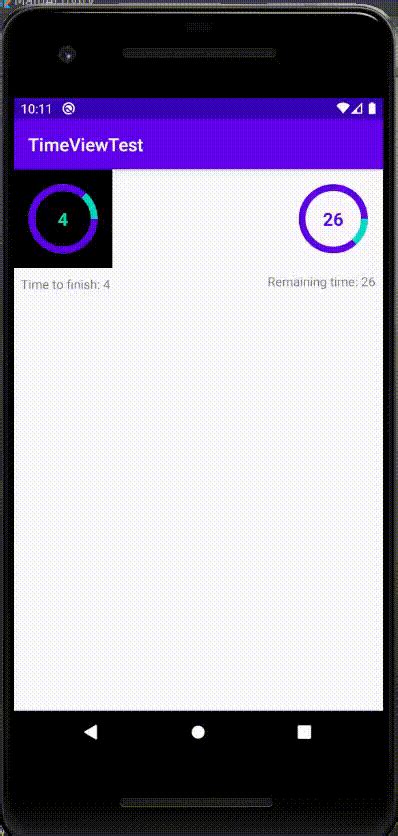 GitHub Raag TimerView TimerView Is A Library That Allows You To Add A Graphic Timer In Your