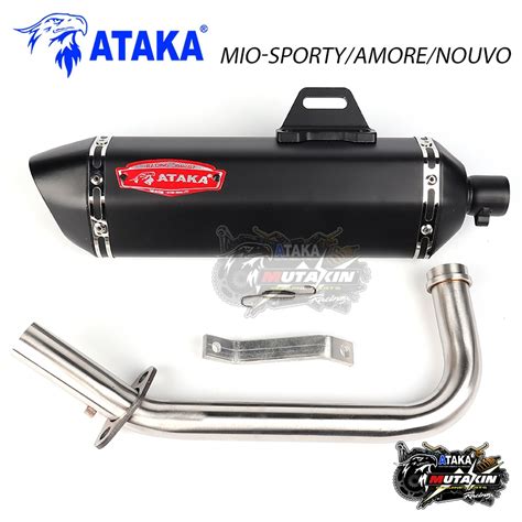 Ataka Exhaust Pipe Full System Muffler Mio I M Mio Soul I Mio Sporty Amore Nouvo