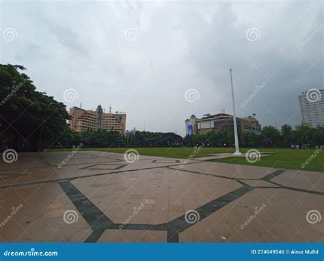 The Public Space Of The City Park In The Simpang Lima Area Semarang City Indonesia Is A
