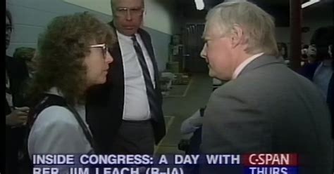 User Clip Rep Jim Leach Visits A Factory In His District C