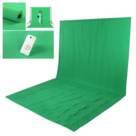 Toile De Fond De Photographie Verte VBESTLIFE 3x6m Polyester