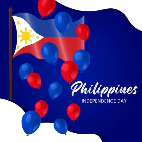 Premium Vector Happy Philippines Independence Day Philippines