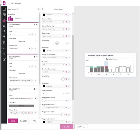 How Do I Set The Stroke Color For Column Charts Within IcCube Stack