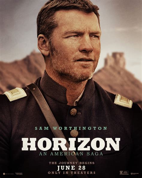西部劇『ホライゾンアメリカン・サーガ』の新ポスター サム・ワーシントン