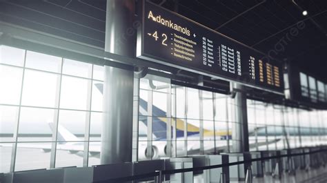 비즈니스 클래스 간판의 3d 렌더링으로 표시된 공항 터미널 비행기 공항 개인 제트기 비행 배경 일러스트 및 사진 무료
