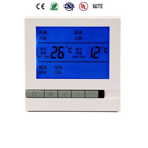 Air Conditioner Digital Temperature Control Hvac Thermostat Water