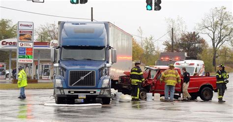 Tractor Trailer Spills Fuel After Collision In Pavilion News