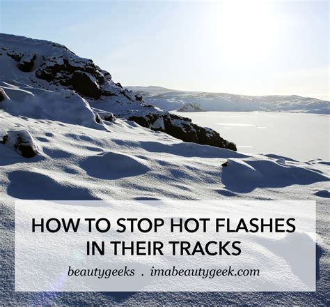 How To Stop Hot Flashes In Their Damn Tracks Beautygeeks