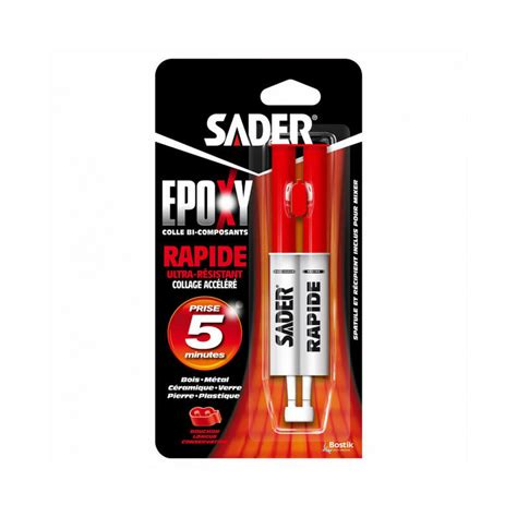Colle époxy bi composants 25ml rapide SADER 30601294 SADERGP