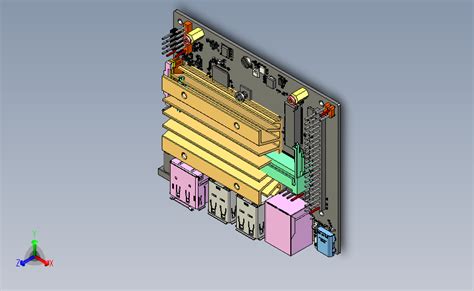 Nvidia Jetson Nano 开发板step模型图纸下载 懒石网
