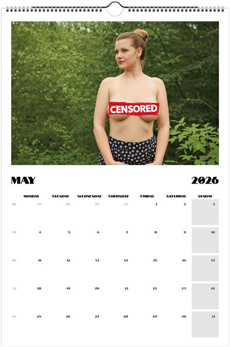2026 Artistic Nude Portrait Calendar Vol7 11x165 Vol7 Etsy