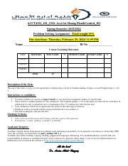 ACCT4321 Problem Solving Assignment Demonstrate Understanding Course