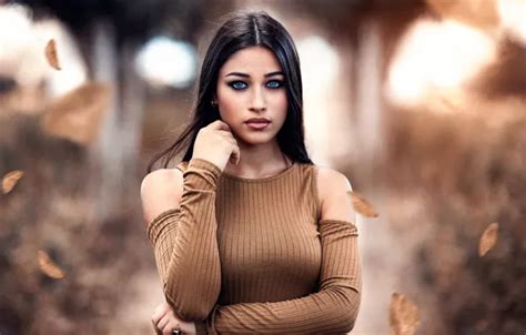 Wallpaper Autumn Girl Sponge The Beauty Alessandro Di Cicco Sweet