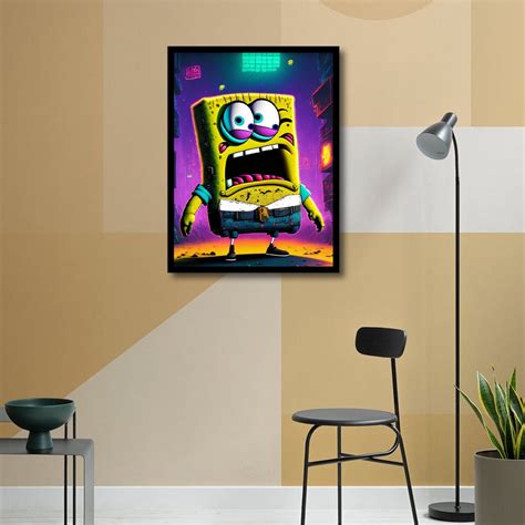 Spongebob Canvas Frames Wall Art — Portray Improve Your Space