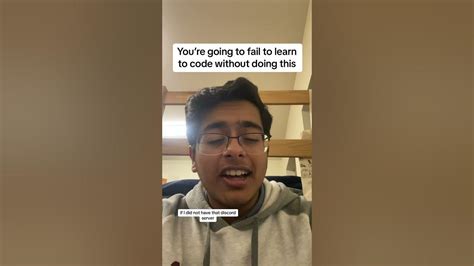 You Will Fail To Learn To Code Without Doing This Foryou Code Softwareengineer Youtube