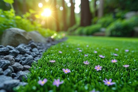 Premium Photo Outdoor Grass In Backyard Landscaping Style Inspiration