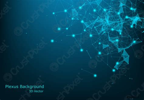 Abstract Technology Background Science Background Big Data Background Vector Plexus Stock
