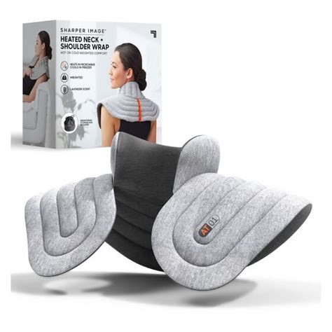 Sharper Image Heated Neck And Shoulder Wrap Beauty And Personal Care