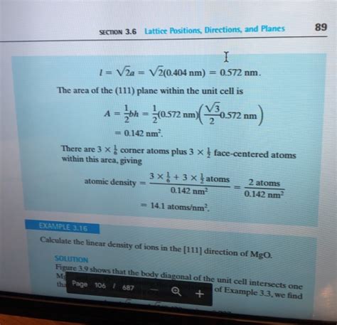 Solved PRACTICE PROBLEM Calculate The Planar Density Of Chegg