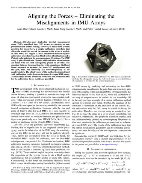 inertial sensor array calibration made easy pdf