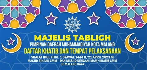 88 Lokasi Shalat Idul Fitri 21 April Di Malang Raya CMA Terjunkan 99