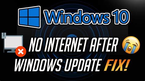 Fix No Internet Connection After Installing Windows Updates In Windows 10 8 7 [2025] Youtube