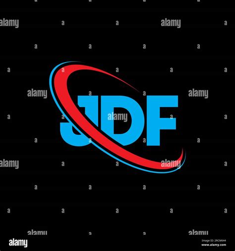 Jdf Logo Jdf Letter Jdf Letter Logo Design Initials Jdf Logo Linked With Circle And Uppercase