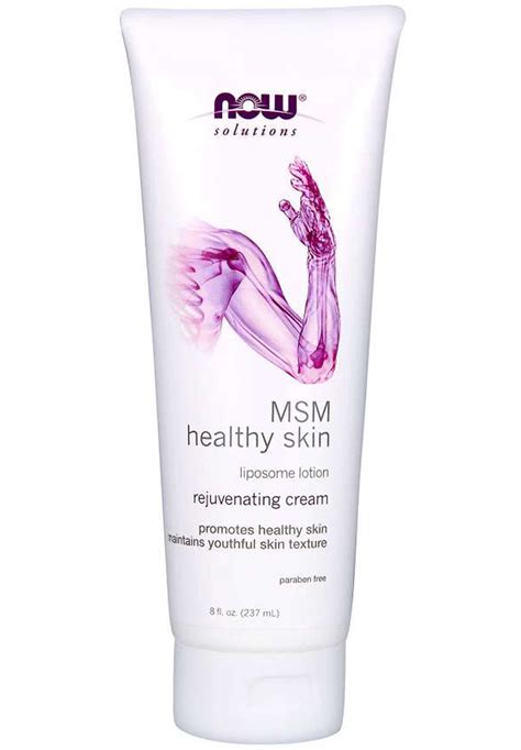 NOW Solutions MSM Healthy Skin Liposome Lotion – Supplement First