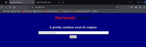 vulnhub靶场【hacksudo】之search vfxh 联网搜索 csdn博客