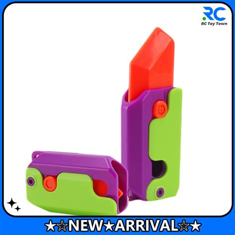 Tk 3d Printed Knife Toy Gravity Radish Knife Anxiety Relief