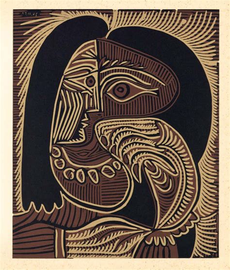 After Pablo Picasso Guitar Player And Seated Woman Linocut For Sale At 1stdibs