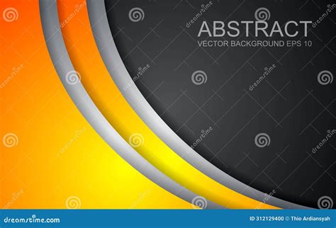 Vector Background Of Overlapping Curves With Space For Text Design Stock Vector Illustration
