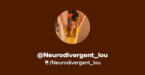 Neurodivergent Lou Twitter Facebook TikTok Linktree