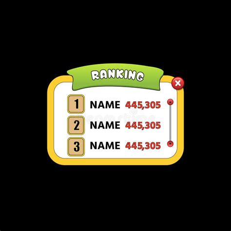 Game Settings Ui Vector Elements Design Stock Vector Illustration Of Paused Loading 184817687