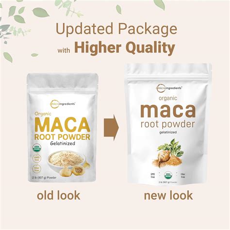 Organic Maca Root Powder 2 Pound Gelatinized For Better Absorption