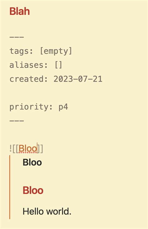 Spacing When Including Heading Help Obsidian Forum