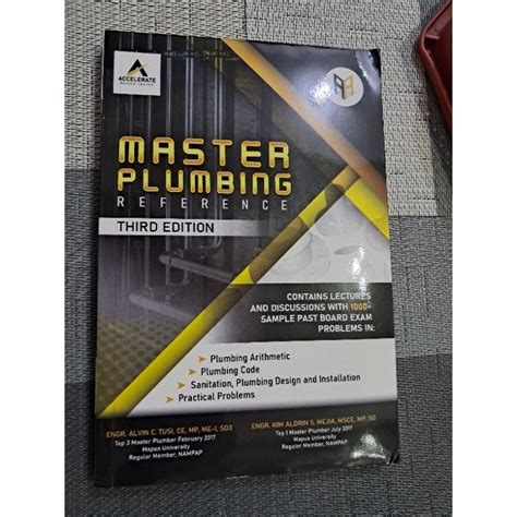 Master Plumber Reference Third Edition Accelerate Review Center Shopee Philippines