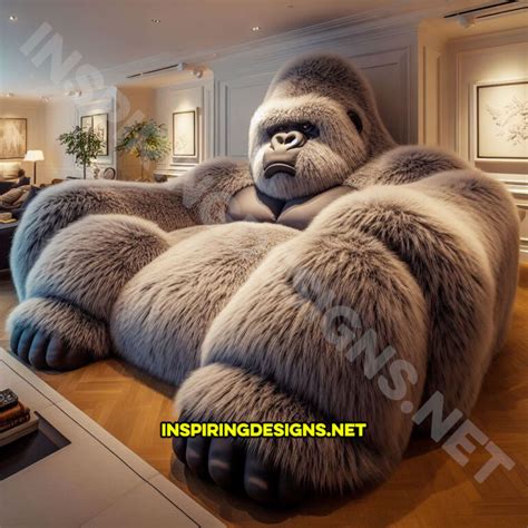 These Gorilla Sofas Bring The Jungle Right Into Your Living Room